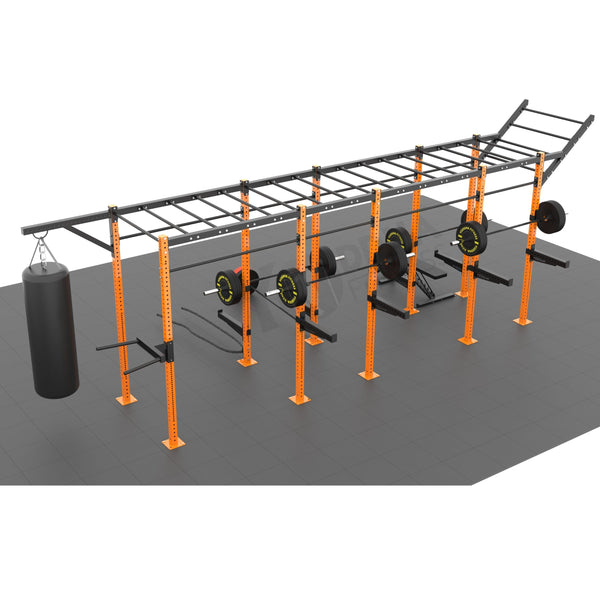 Freestanding CrossFit Rig - 20 Ft with Monkey Bar - Yoddha Fitness Inc