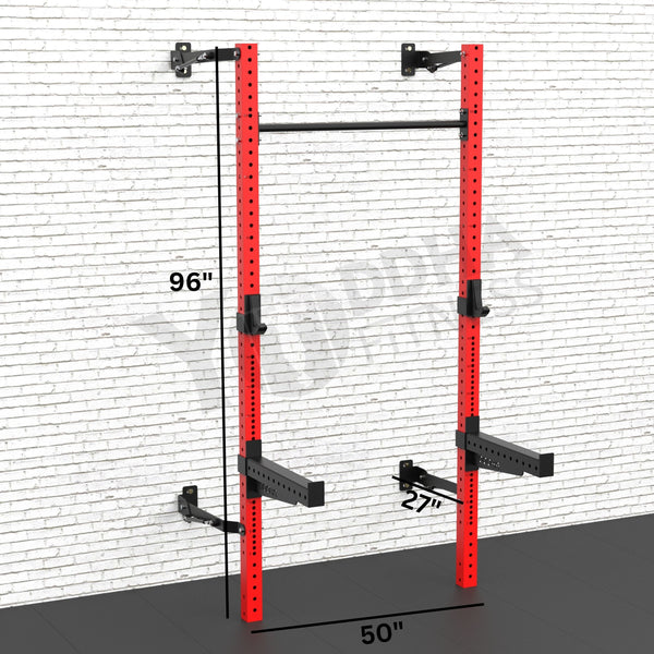 Folding Squat Rack - PRO - Yoddha Fitness Inc